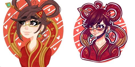 Luna Mei Redraw Overwatch Amino