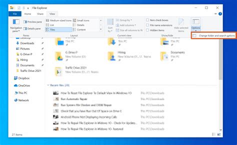 Reset File Explorer Windows 10 Reset File Explorer To Default View