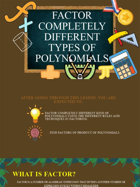 Factor Completely Different Kinds Of Polynomials Pdf