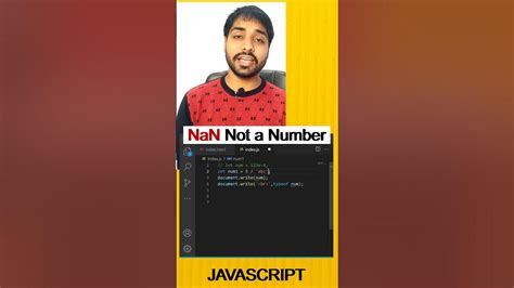 Nan In Javascript Youtube