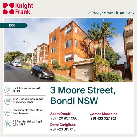 Eoi Premiere Elevated Bondi Block With Views Adam Droubi