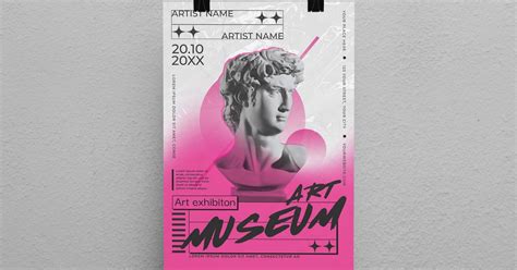 Art Exhibition Flyer Print Templates Ft Art And Flyer Envato