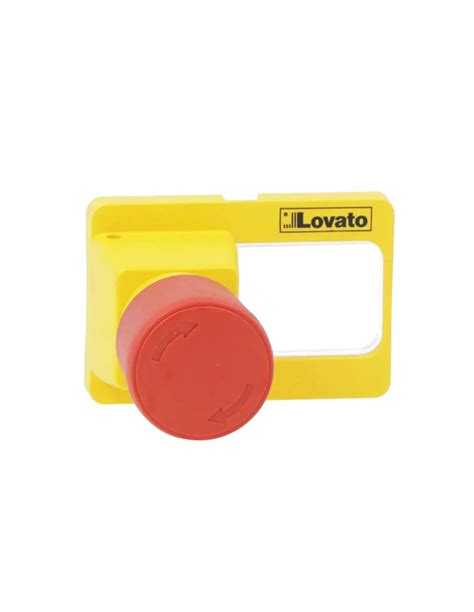 Botón De Parada De Emergencia Lovato Ip65 Para Gabinete Sm1x1740p
