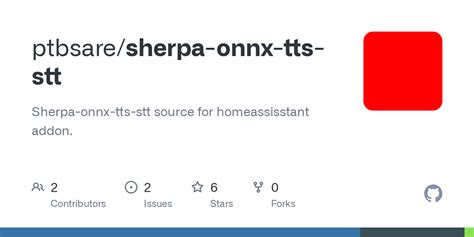 GitHub Ptbsare Sherpa Onnx Tts Stt Sherpa Onnx Tts Stt Source For Homeassisstant Addon