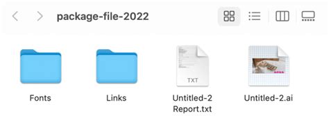 How To Package Adobe Illustrator Files 2 Easy Steps