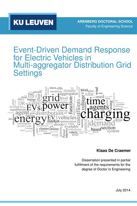 Pdf Event Driven Demand Response For Electric Vehicles In Multi Aggregator Distribution Grid