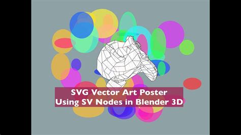 Livenoding Svg Vector Graphic Art Using Sv Nodes In Blender 3d Youtube