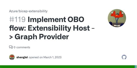 Implement Obo Flow Extensibility Host Graph Provider Issue Azure Bicep
