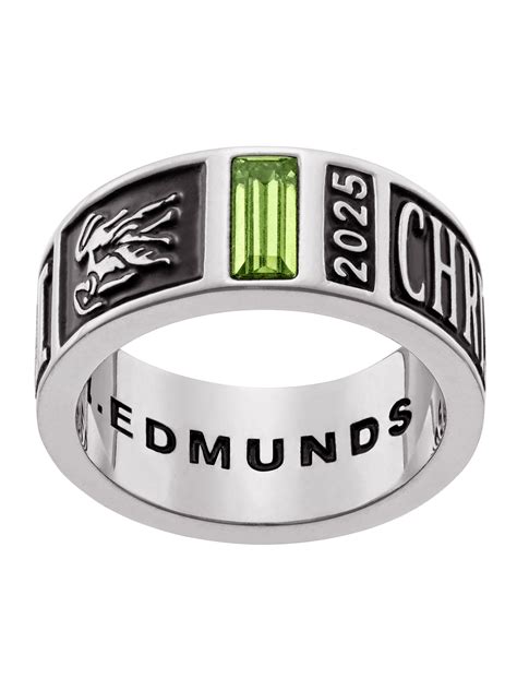 Order Now For 2025 Graduation Freestyle Mens Sterling Silver Class