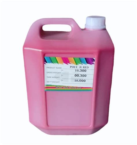 Poly B Red Ink Litre At Kg In Ahmedabad Id