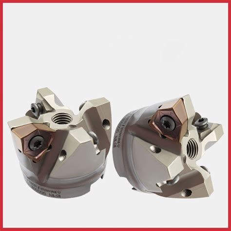 Mfwn900 페이스 밀링 커터 90 도 양면 육각형 헤비 커팅 고속 피드 밀링 인서트 Wnmu0806 터닝 툴 포함공구