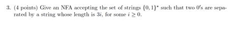 Solved For Example The Strings 01010101 Would Be Accepted