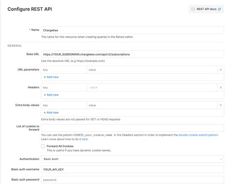 How Do I Connect Chargebee To Retool Queries And Resources Retool Forum