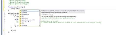 documentation how to document javascript configuration objects in