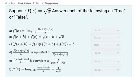 Solved Suppose F X X Answer Each Of The Following As True Chegg Com