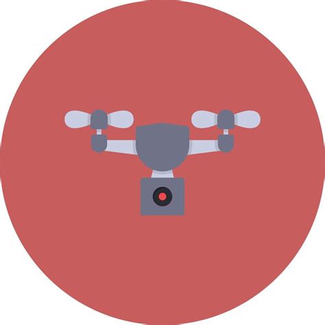 Drone Flat Circle Multicolor 10002531 Vector Art At Vecteezy