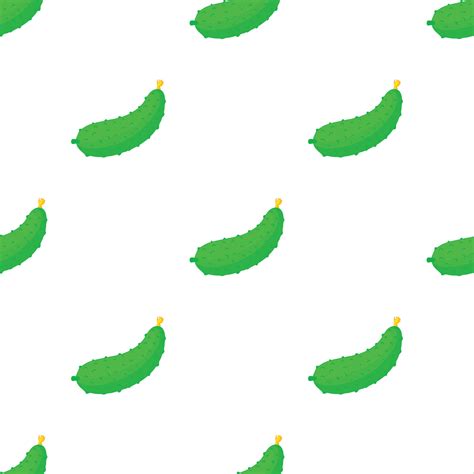 Cucumber Pattern Seamless Vector 15065433 Vector Art At Vecteezy