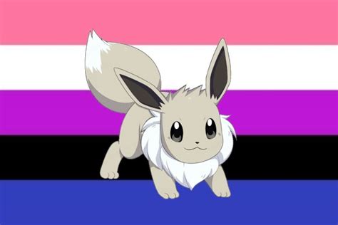 Genderfluid Shiny Eevee Icon Pokemon