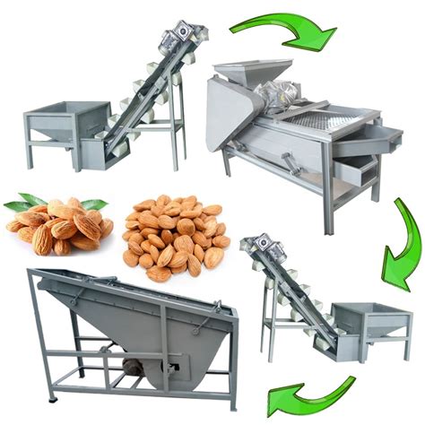 Automatic Palm Kernel Shell Separator Almond Palm Kernel Cracker And Separating Machine Cashew