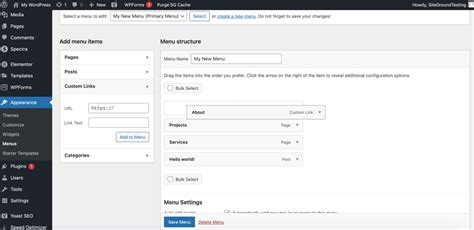 How To Create A Wordpress Dropdown Menu 5 Methods Siteground Kb