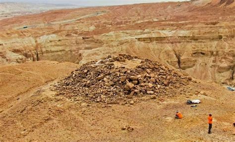 Archaeologists Discover A Massive 2200 Year Old Pyramid In The Judean Desert One Of The