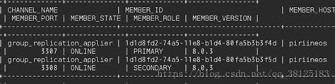Mysql高可用框架 组复制group Replication搭建测试piriineos的博客 Csdn博客