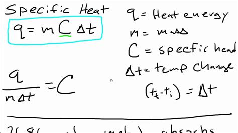 how to calculate specific heat calculator