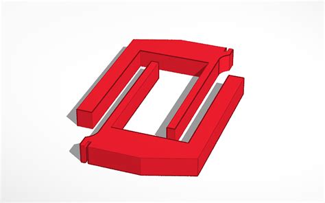 3d Design 48mm Whiteboard Cubical Hanger Tinkercad