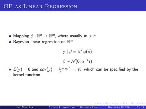 A Brief Introduction To Gaussian Process Pdf Physics Science