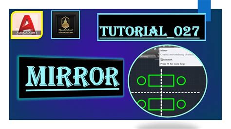 tutorial 027 how to use mirror command in autocad rpandeytutorials