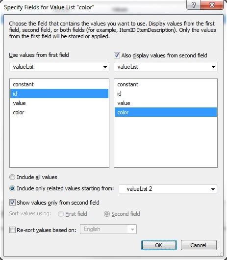 creating value lists with unstored calculations