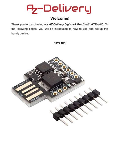 Digispark Rev 3 Attiny85 En Pdf Arduino Computer Science