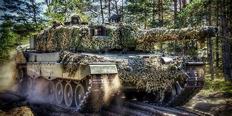 This Is The Inside Of The Turret Of A Leopard 2a4 Tank During A Shooting Session