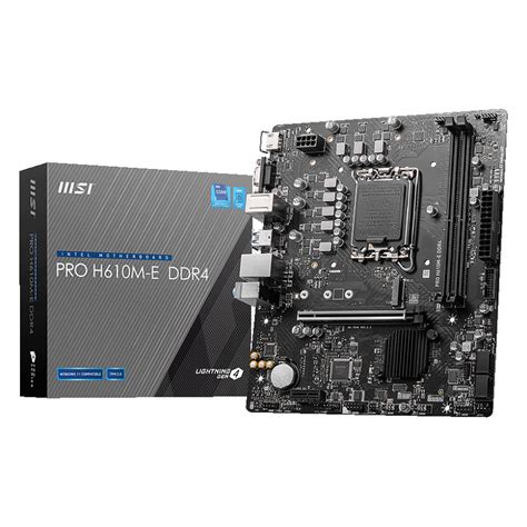 Msi Pro H610m E Ddr4 Prix Algérie Digitec Informatique