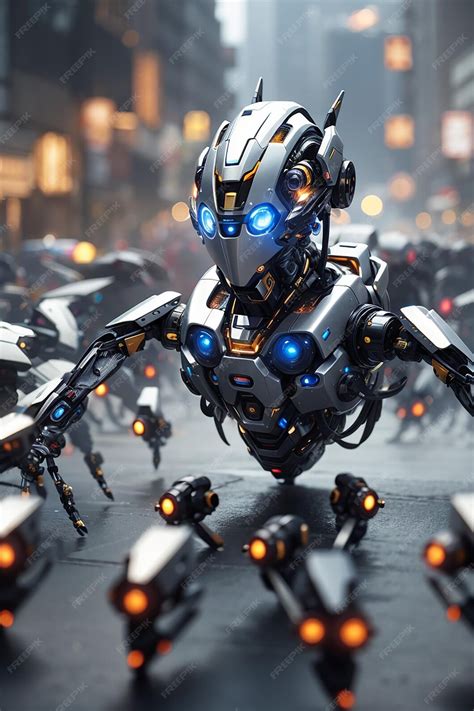premium ai image nanobot swarm manipulator a futuristic superhuman