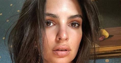 Emily Ratajkowski Drops Bed Sheet For Topless Flash Daily Star