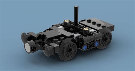 Motorized Lego Technic Train Bogie With Buffers