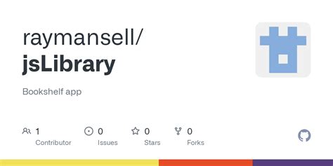 github raymansell jslibrary bookshelf app
