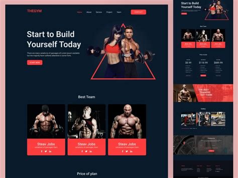 Modern Website UI Mobile App UI Landing Page Design Upwork