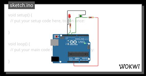 Pushbutton Wokwi Esp32 Stm32 Arduino Simulator