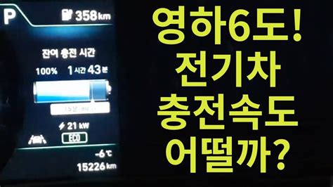 얼어붙은 전기차 배터리 겨울철 전기차 충전 속도는 어떨까 Youtube