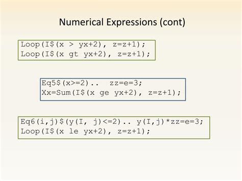 Ppt Conditionals Subsets And Tuples In Gams Agec 641 Lab Fall 2011