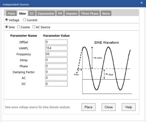 Sine Source Spice Model Explained Ema Design Automation