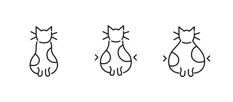 Cat Obesity Scale Pixel Perfect Editable Stroke Line Icon Stock Vector Illustration Of