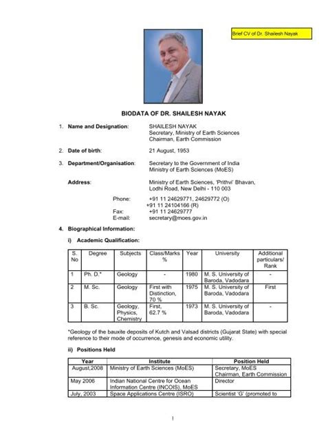 Dr Shailesh Nayak Is The Secretary Moes And Chairman Earth