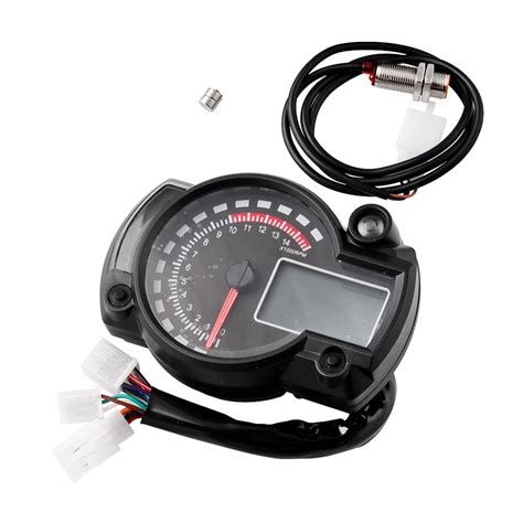 Digital Light Motorcycle Speedometer Odometer Modification Engine Failure Indicator Dashboard