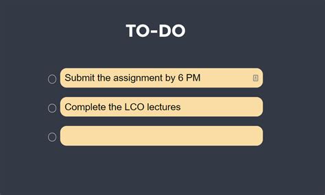Github Thisisutkarshtodoapp A Todo Website With A Dark Mode Design