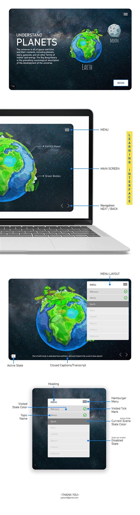 Basic Elearning Interface Design On Behance