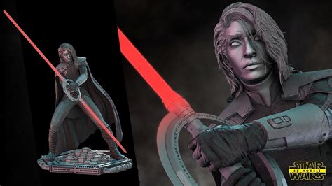 Starwars3dmodels Second Sister Inquisitor Sculpture