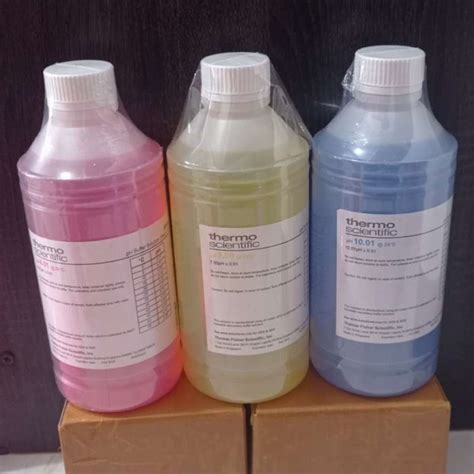 Promo Paket Eutech Buffer Solution Ph 4 7 10 Kemasan 1000 Ml Diskon 23